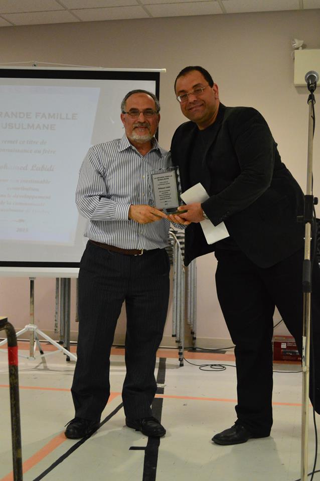 Distinction d'un des membres de la communauté tunisienne de Québec - UTCUTC